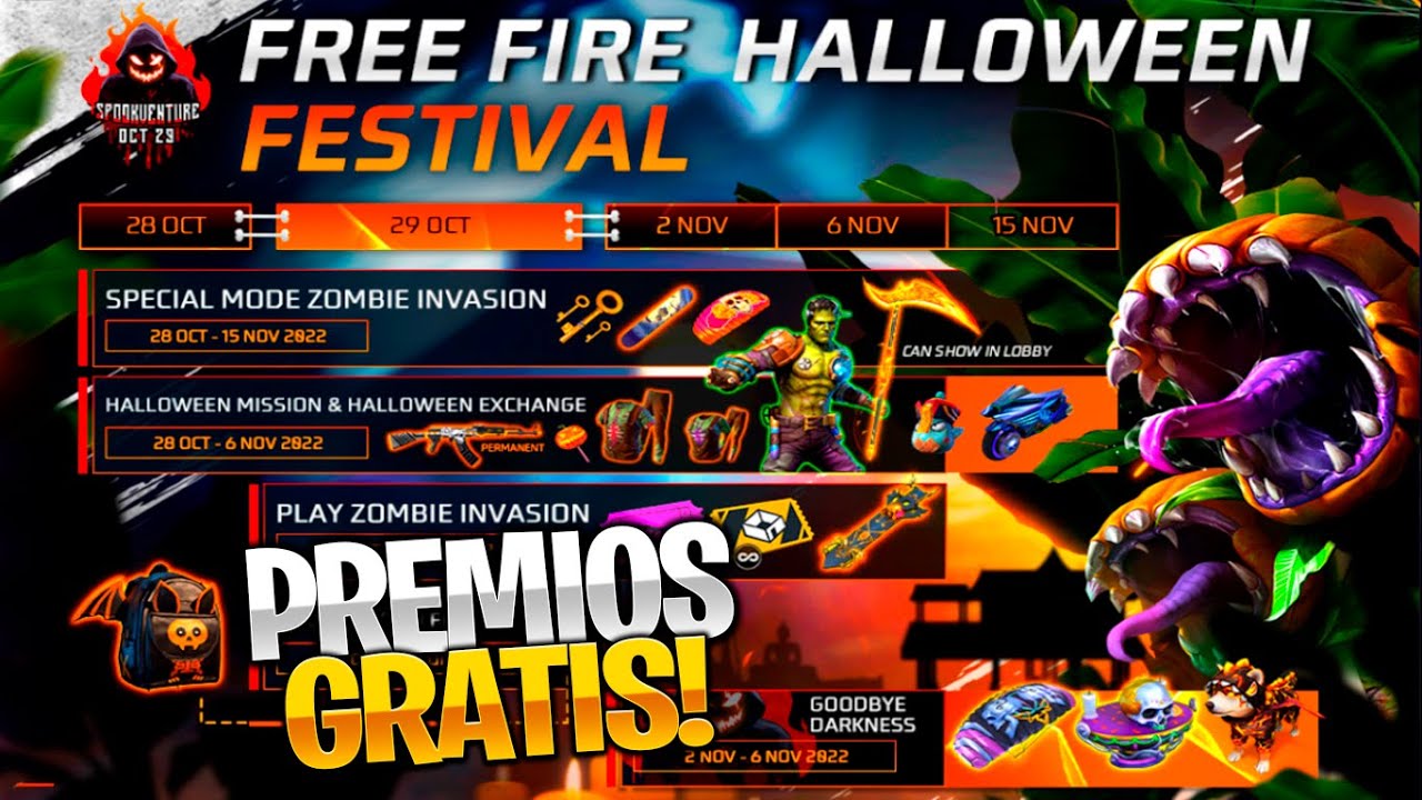 PREMIOS GRATIS DEL EVENTO FESTIVAL DE HALLOWEEN (CALENDARIO DE EVENTOS ...