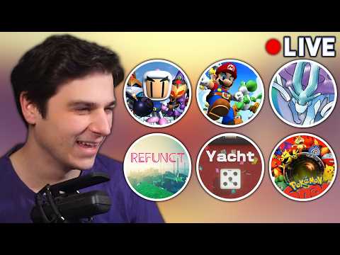 Comfy 6 Game Randomizer (Pokemon, Mario, Bomberman, Refunct, Yacht Dice, Snap)
