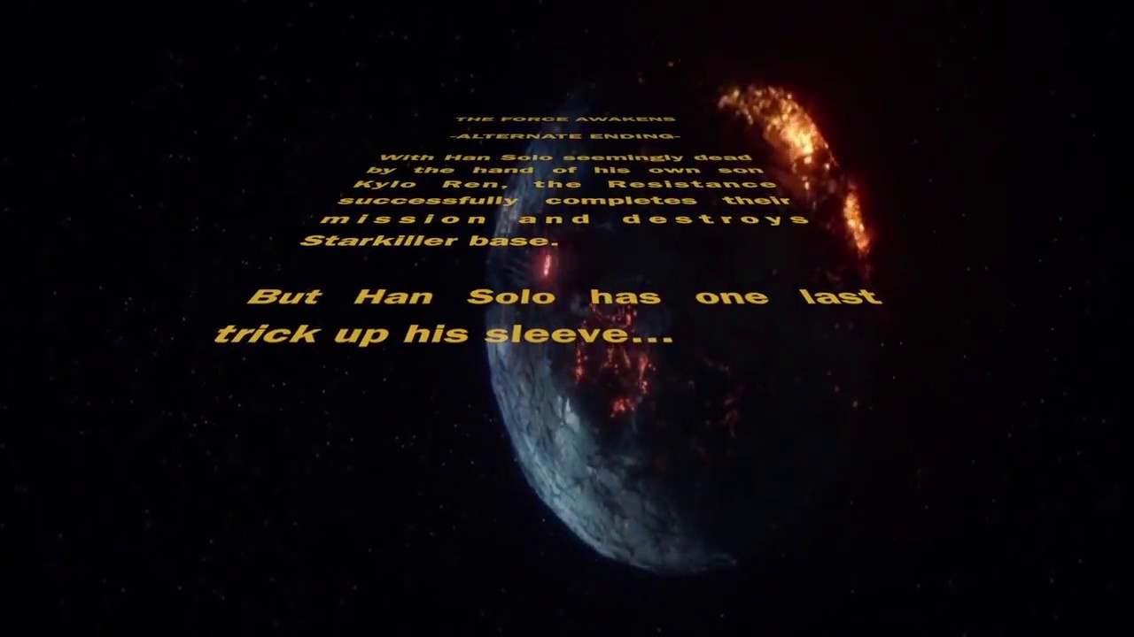 The Force Awakens - Alternate Ending - YouTube