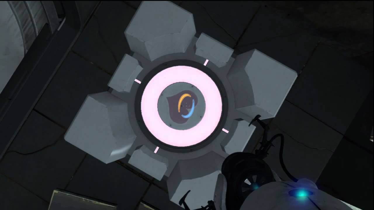 Portal 2 - Companion Cube Plays Music Turret Opera (Easter egg) - YouTube