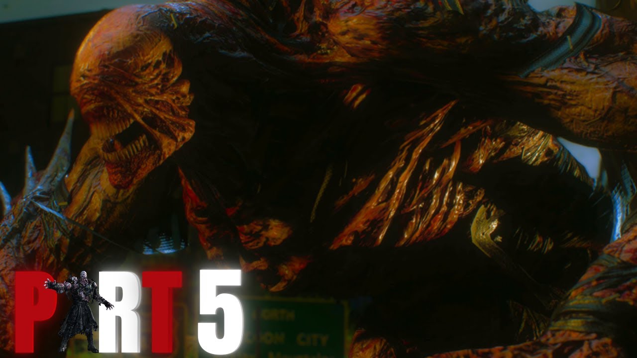 NEMESIS STAGE 2 FORM BOSS FIGHT iN RESIDENT EVIL 3 REMAKE GAMEPLAY PART ...