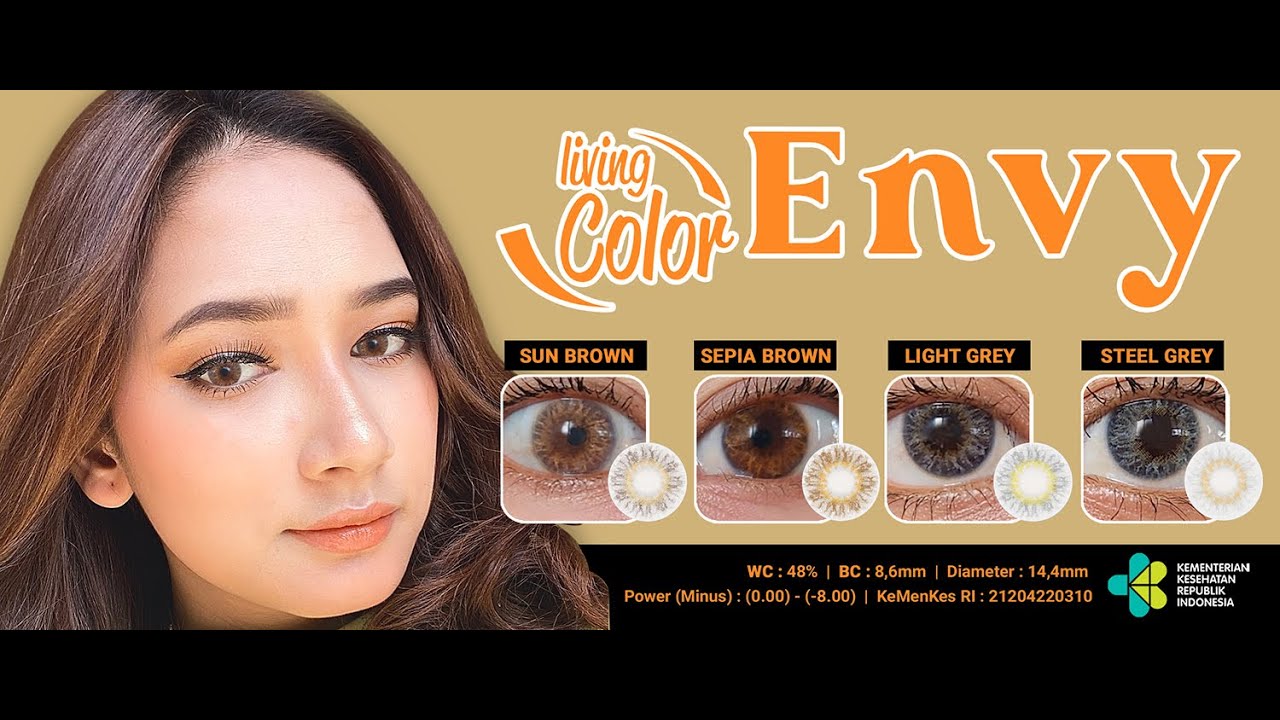 Living Color Envy Softlens - byIRISLAB - YouTube
