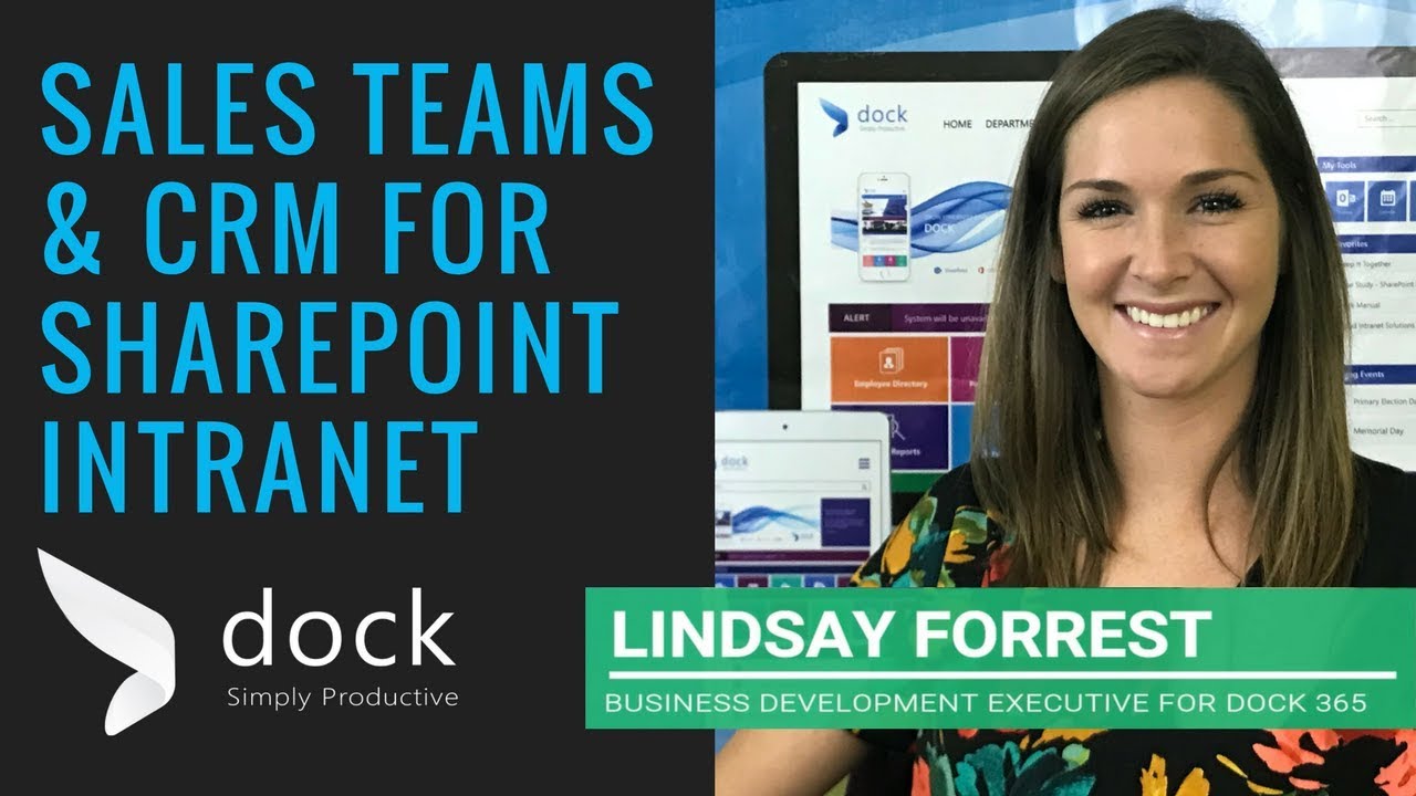 SharePoint Intranet for Sales Team Management and CRM - YouTube