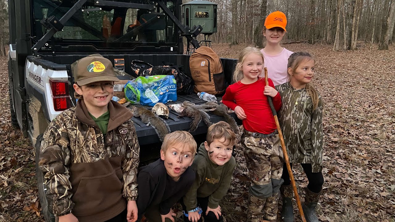 Squirrel Hunting With Kids and a Dog! - YouTube