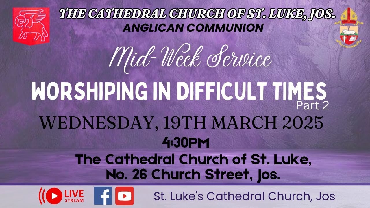 LIVE STREAM OF THE LENT 2 MID-WEEK'S SERVICE - YouTube