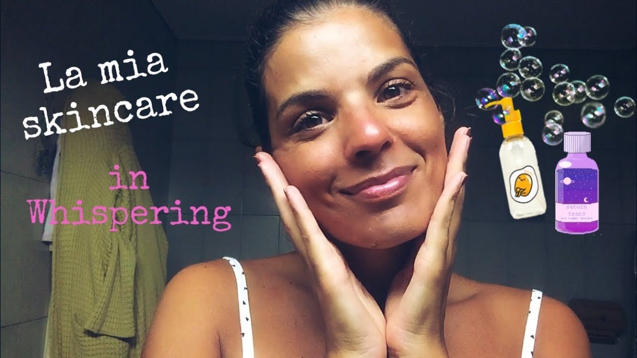 ASMR Summer SKINCARE routine🧖🏻‍♀️(voice-over soft whispering) - YouTube