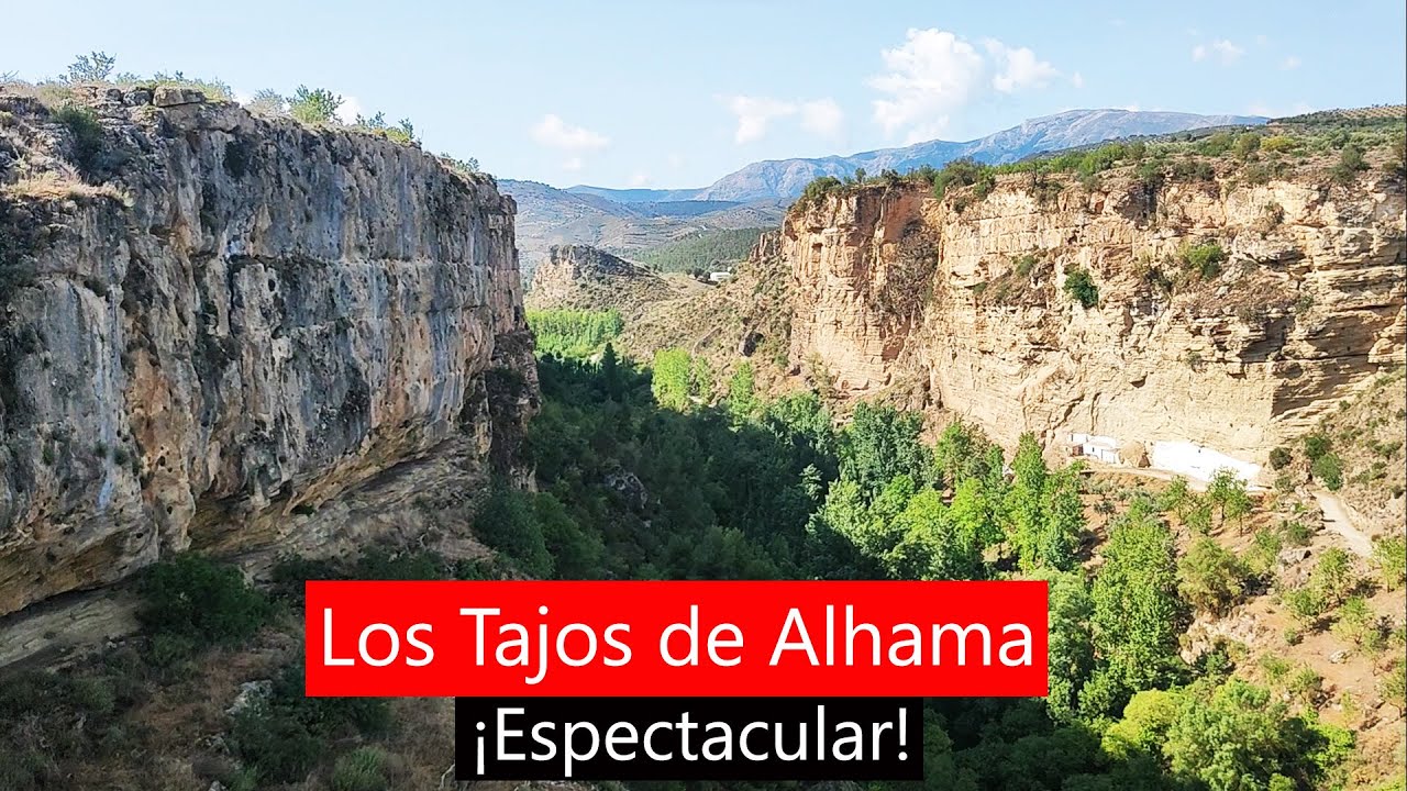 Ruta de senderismo por Los Tajos de Alhama - Alhama de Granada - YouTube