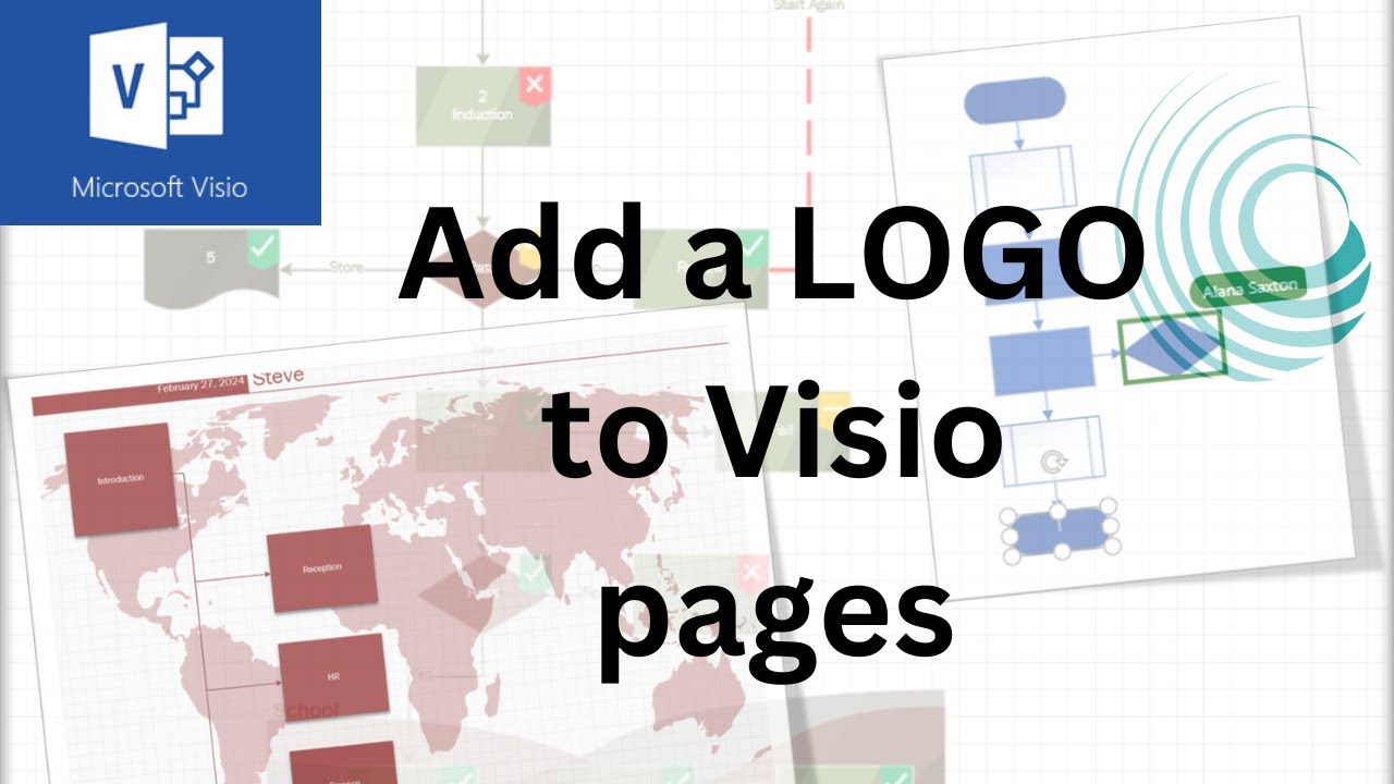 Mastering Microsoft Visio: How to Add a Logo Page - YouTube