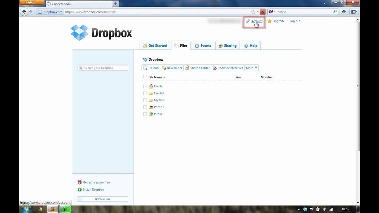 tutorial drpbox - YouTube