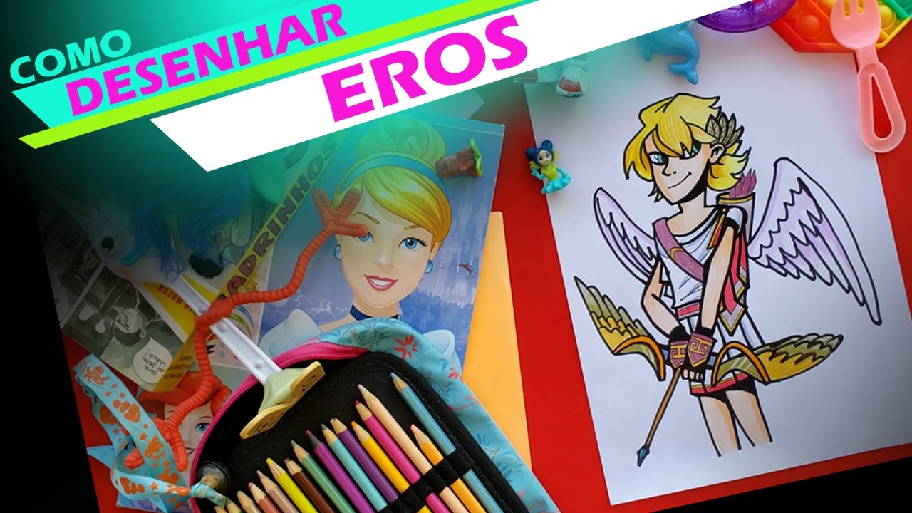 Eros, Deus Grego do Amor, Cupido - Como desenhar - YouTube