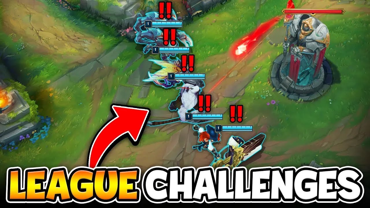 3 hours of dumb League of Legends challenges you should never try - YouTube