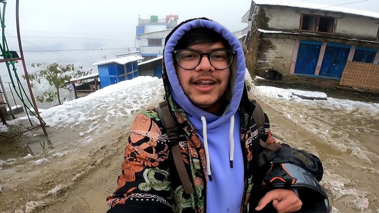 First snow experience 💙|| Snow fight|| Dhostai hilo 😐 - YouTube