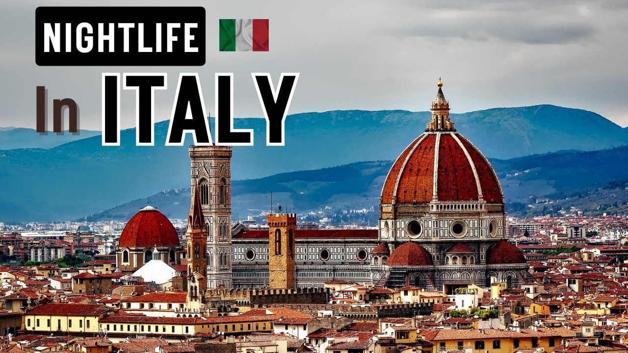 Nightlife in Italy || Most beautiful places in Italy at the darkness ...