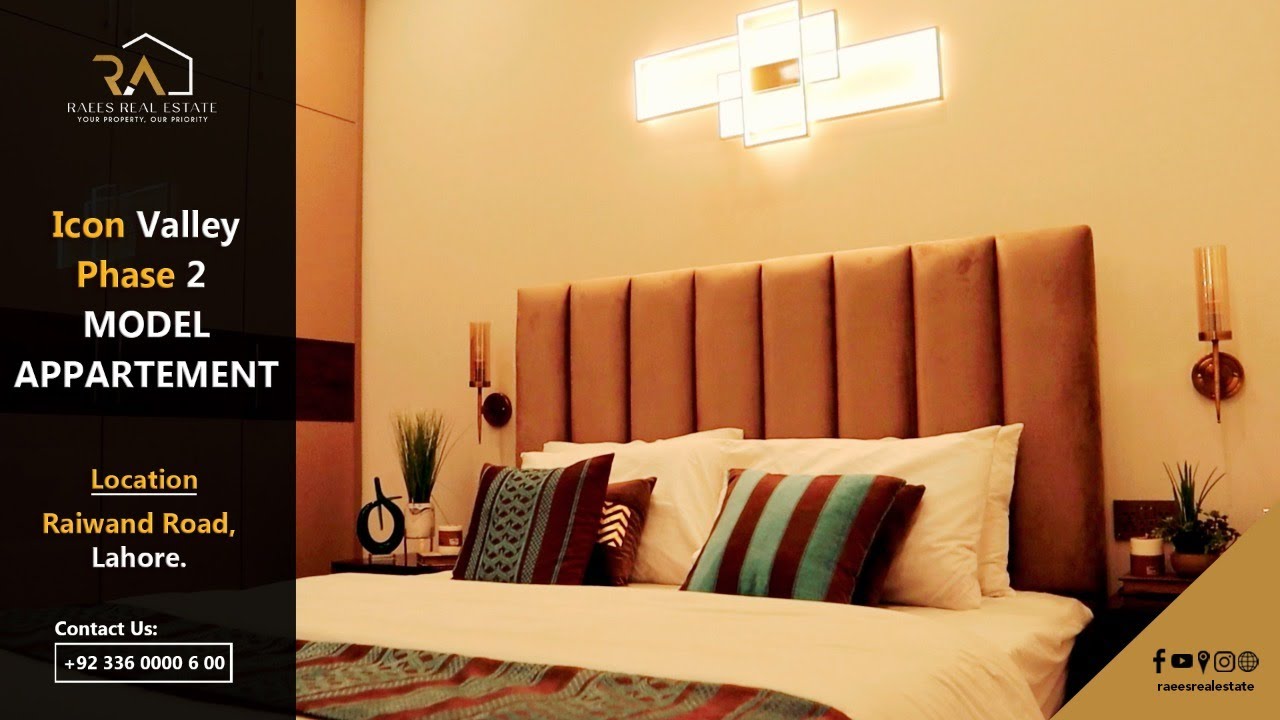Icon Valley Phase 2 Model Apartment | Raiwind Road Lahore - YouTube