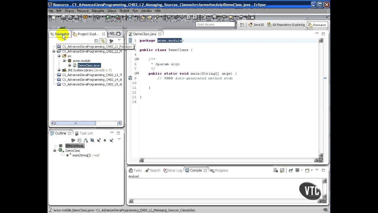 Advanced Java tutorial - Managing Source & Class Files - YouTube