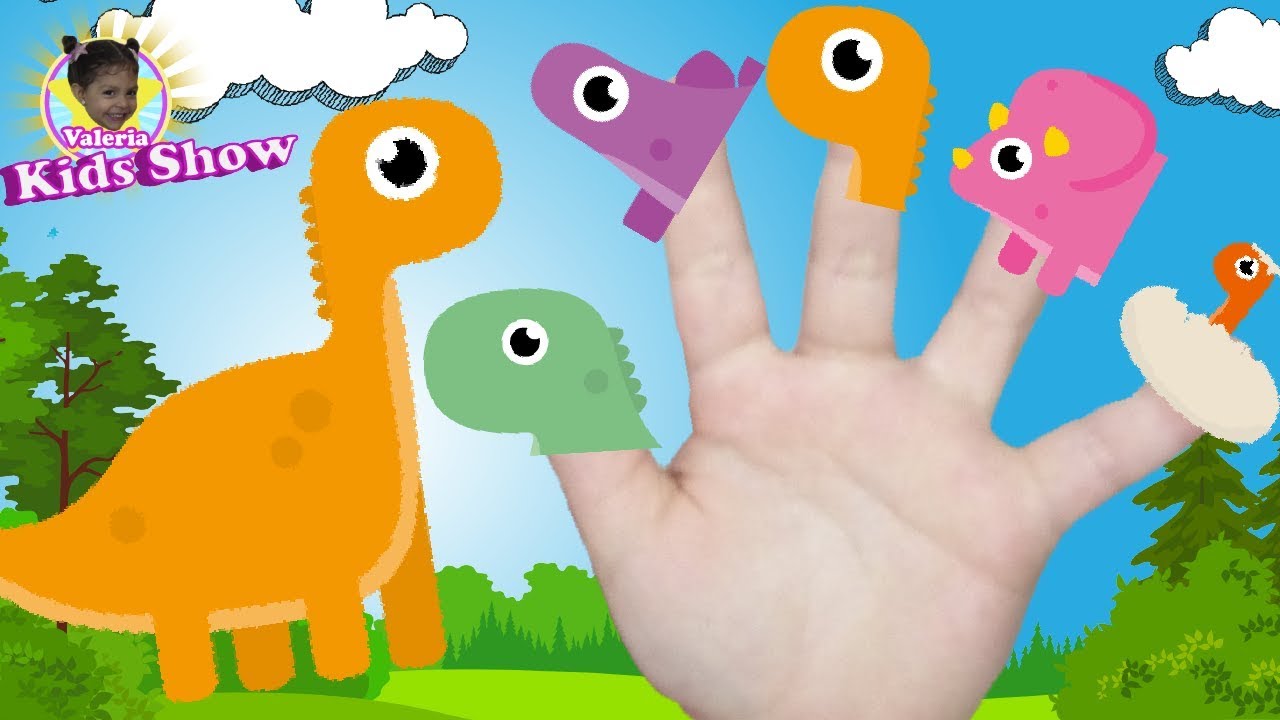 Dinosaur Song | Dinosaur Finger Family Song | Finger Family Songs for ...