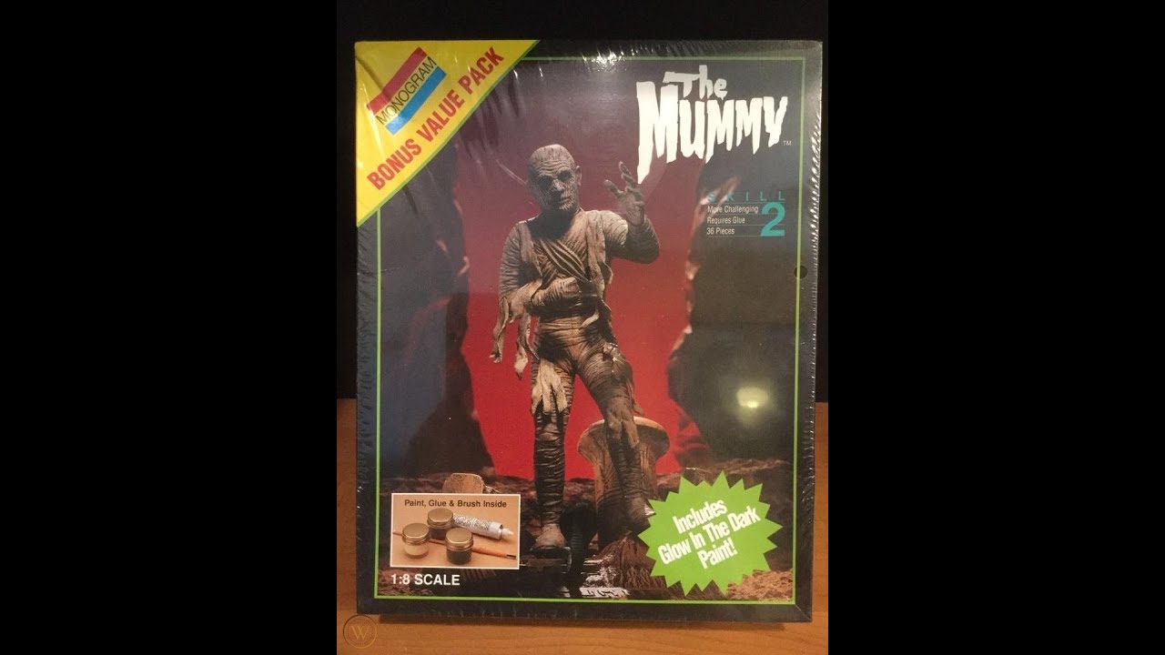 THE MUMMY Model Kit by Monogram Complete 👻😱 - YouTube