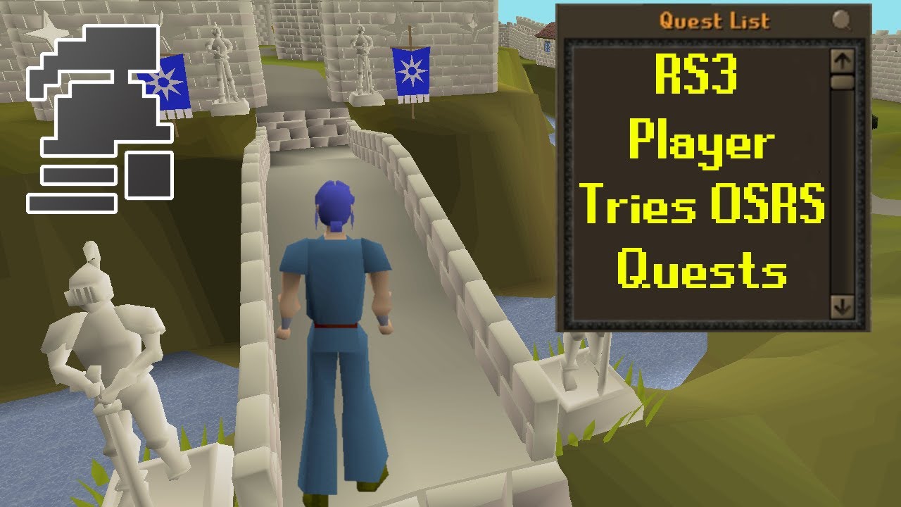 RS3 Player Gets Quest Points : RS3 Player Tries OSRS Ironman 2 - YouTube