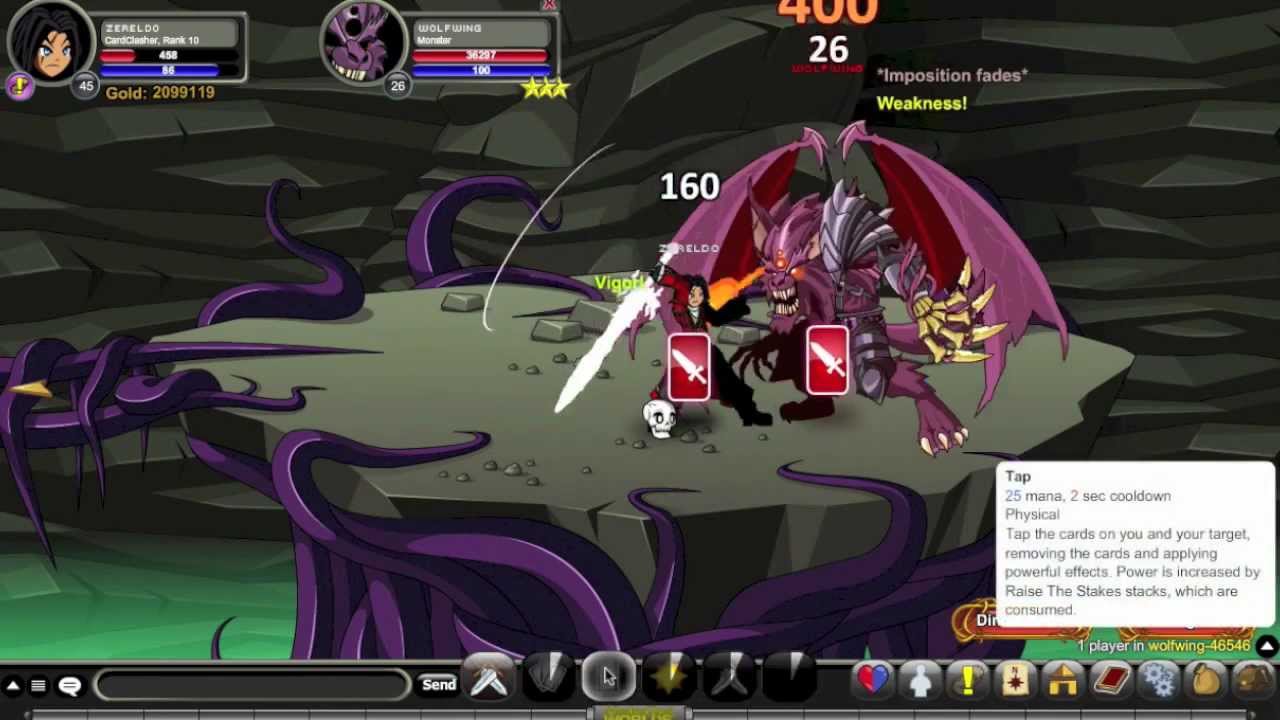 AQW Wolfwing Solo and Darkovia Review - YouTube
