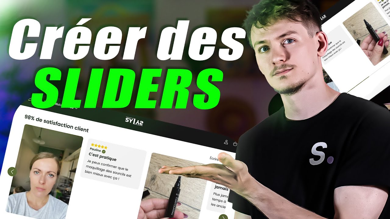 Personnaliser les sliders du thème - Story Thème - YouTube