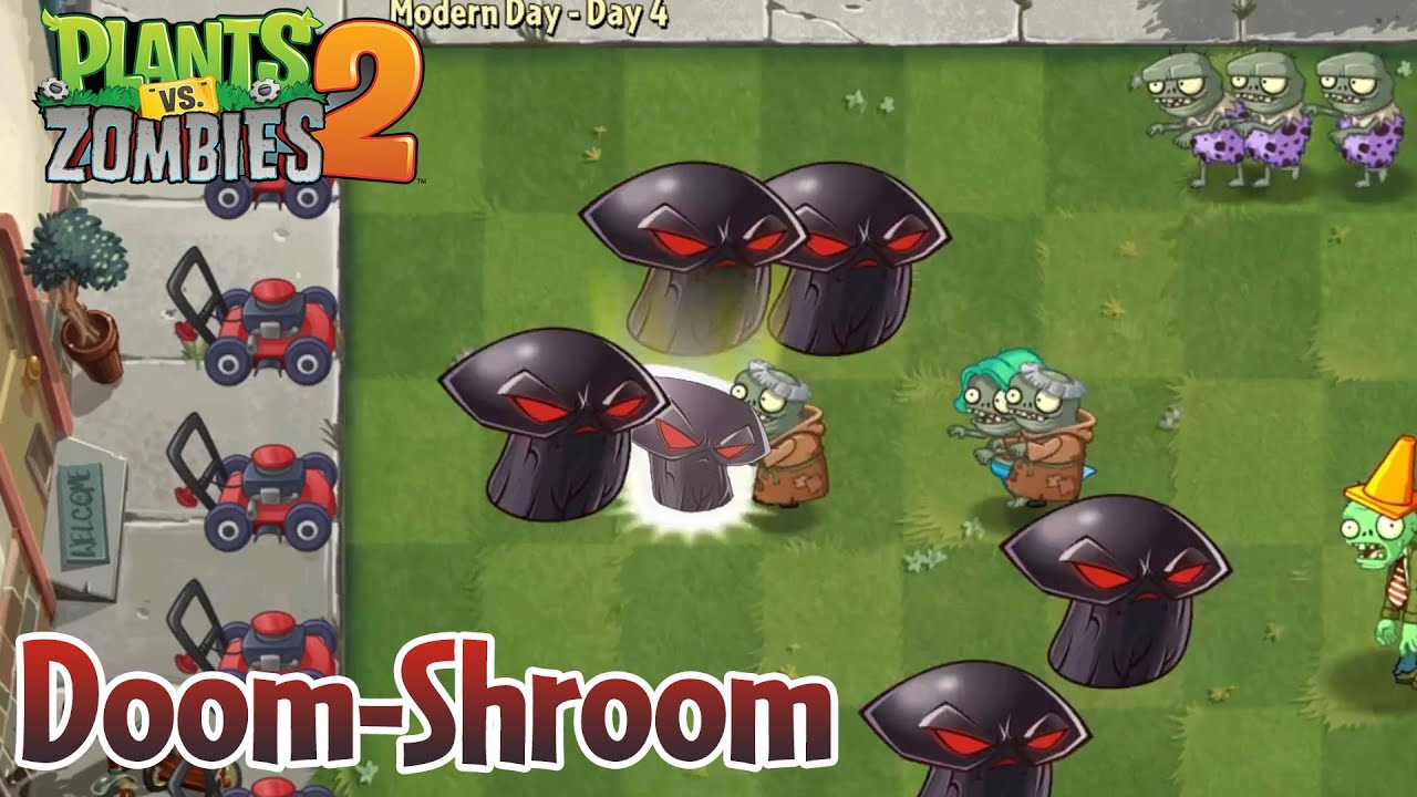 Plantfood Doom-Shroom? DOOM-SHROOM Official Gameplay - Plants vs ...