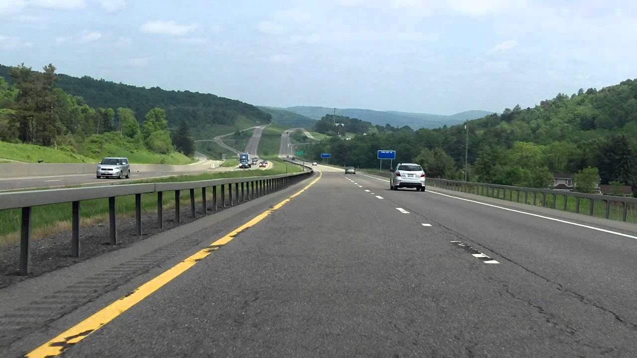 Interstate 86 (Exits 75 to 79) eastbound - YouTube