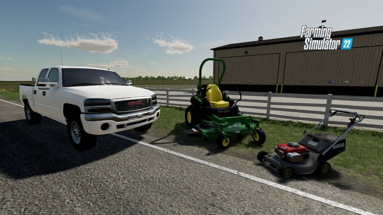 Buying A New Work Truck! And Mowing The Lawn (Shop Upgrades) Farming ...