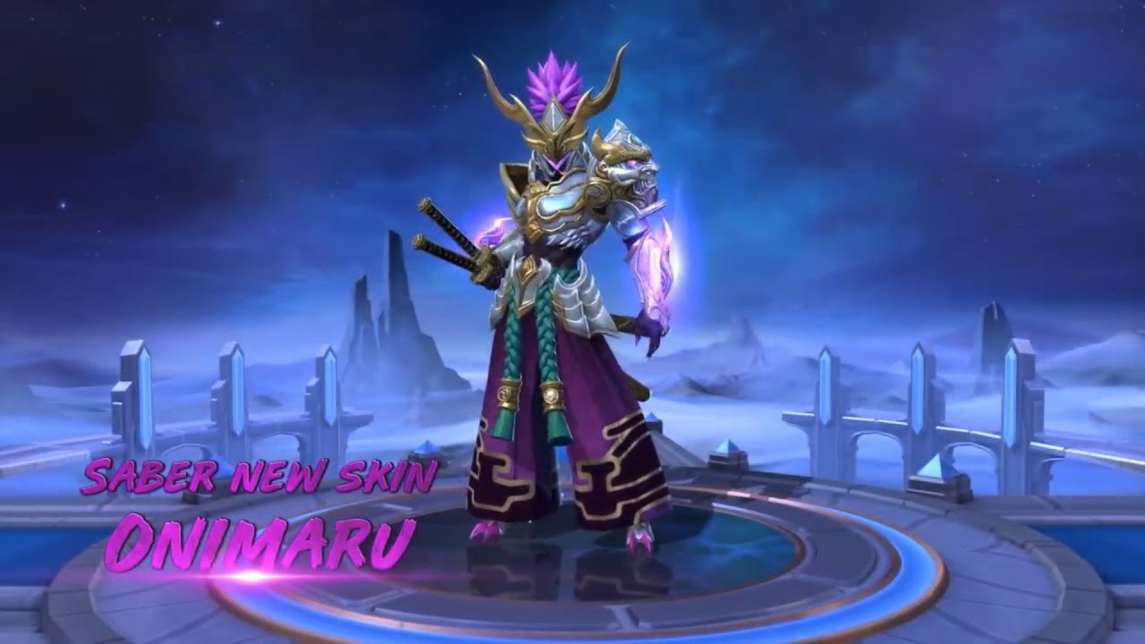 Saber New Skin | Onimaru | Mobile Legends Updates! - YouTube