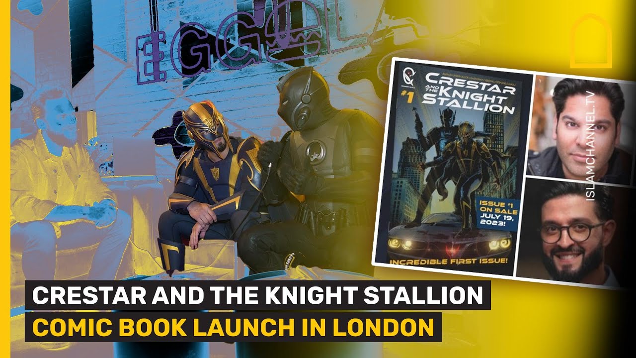 CRESTAR AND THE KNIGHT STALLION COMIC BOOK LAUNCH IN LONDON - YouTube