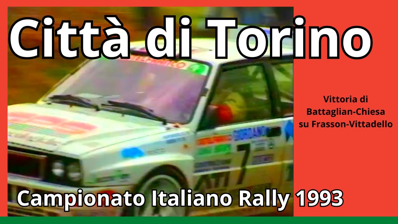 Rally Città di Torino 1993 - YouTube