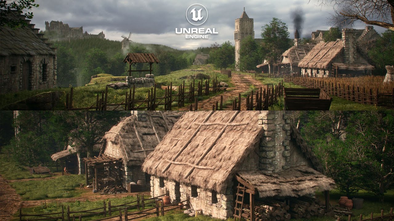 Hillside Path - UE5 Cinematics - YouTube