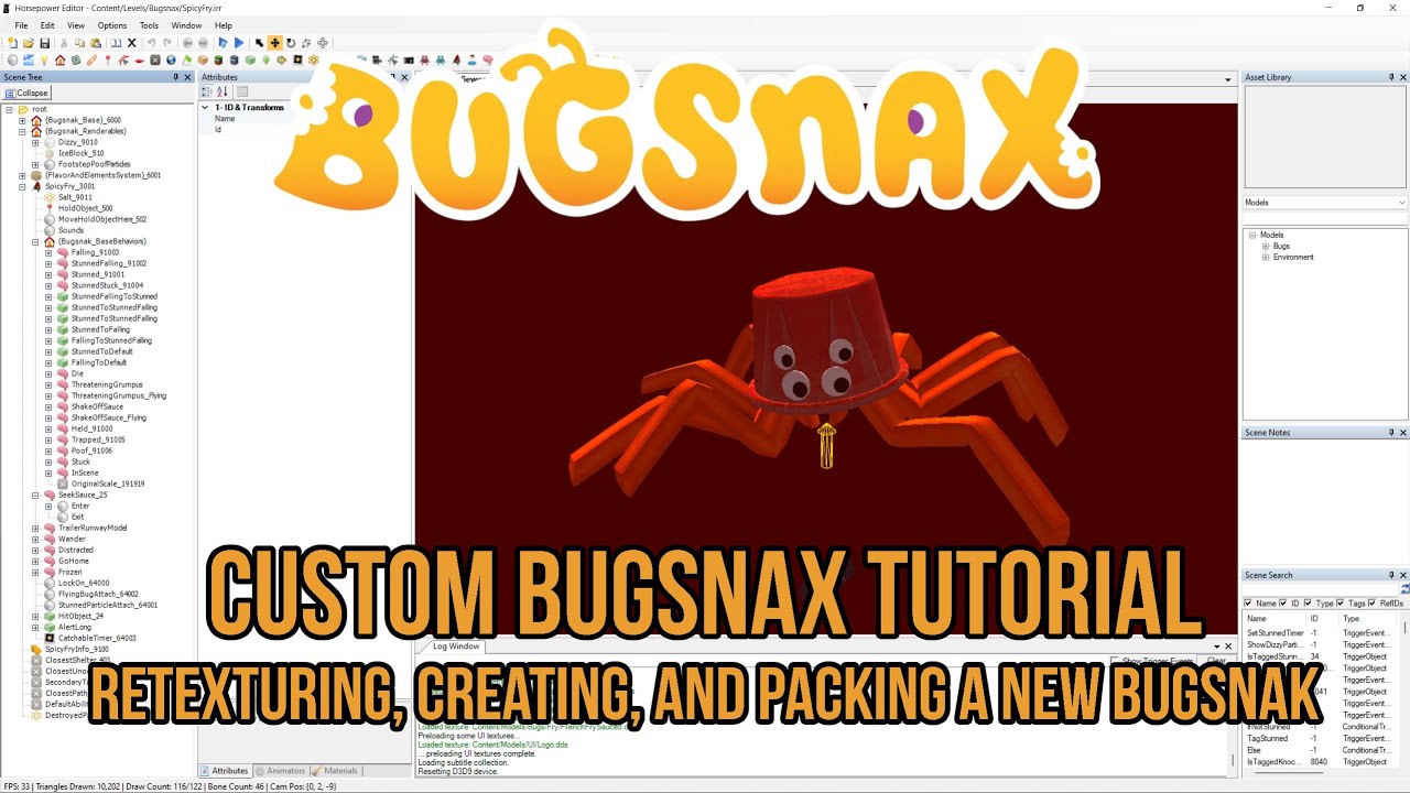 Bugsnax Tutorial: Creating a Custom Bugsnak - Retexturing, Creating ...