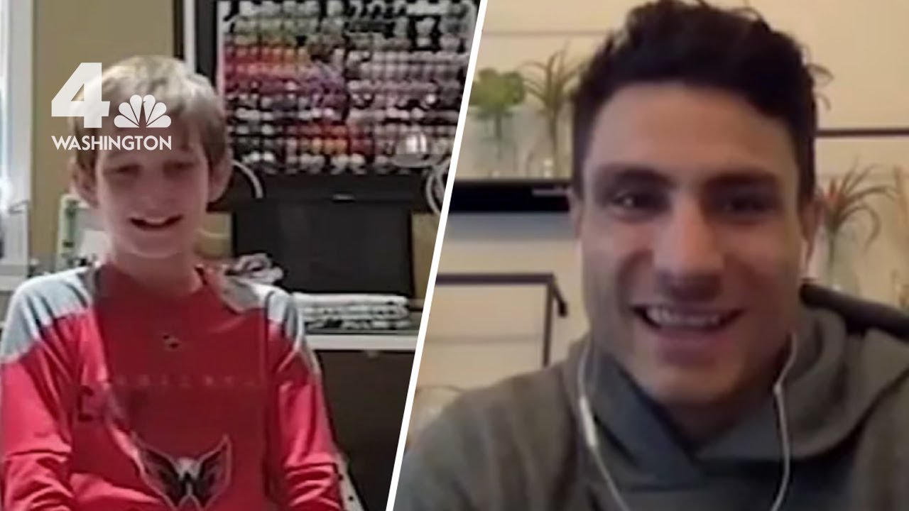 Washington Capitals player surprises young fan who makes face masks ...