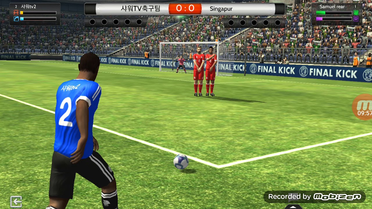 파이널킥3편ㅡ축구를 싫어해도 이게임은 재미져ㅎㅎ슈팅쾌감도 높아지는 국대가 된 느낌의 게임 final kick so funny ...
