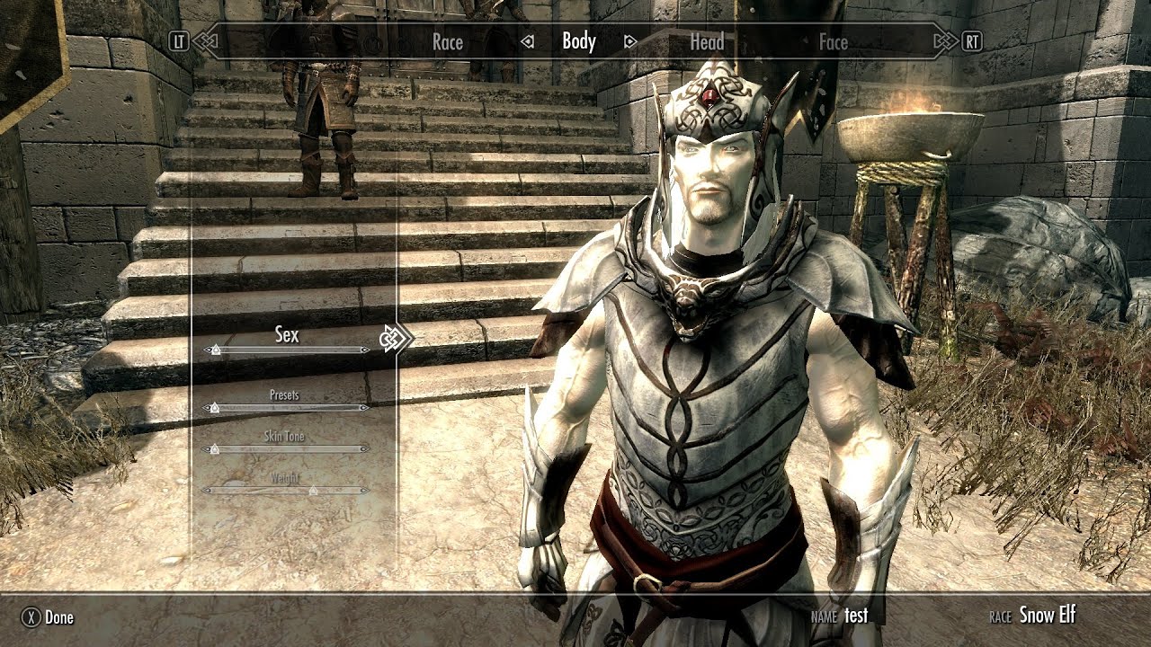 The Elder Scrolls V Skyrim Special Edition: Snow Elf Mod - YouTube