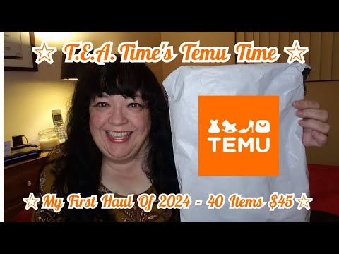 T.E.A. Time's TEMU Time 🕕 - My First Haul Of 2024 - 40 Items For $45 ...