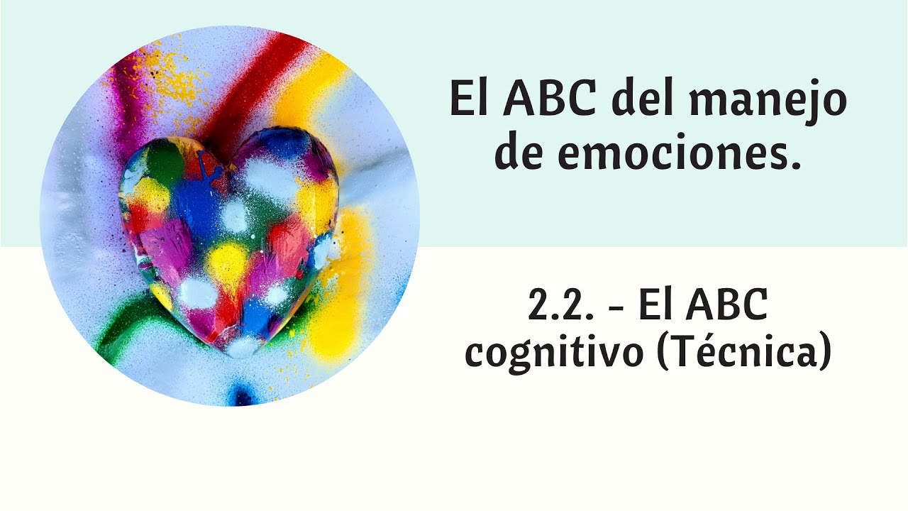 Curso "El ABC del manejo de emociones 🩵" - Tema 2.2. El ABC cognitivo ...