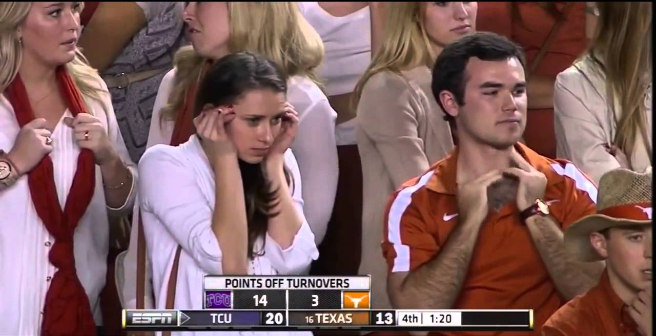 Sam Carter Intercepts Case McCoy TCU Horned Frogs vs Texas 2012 - YouTube