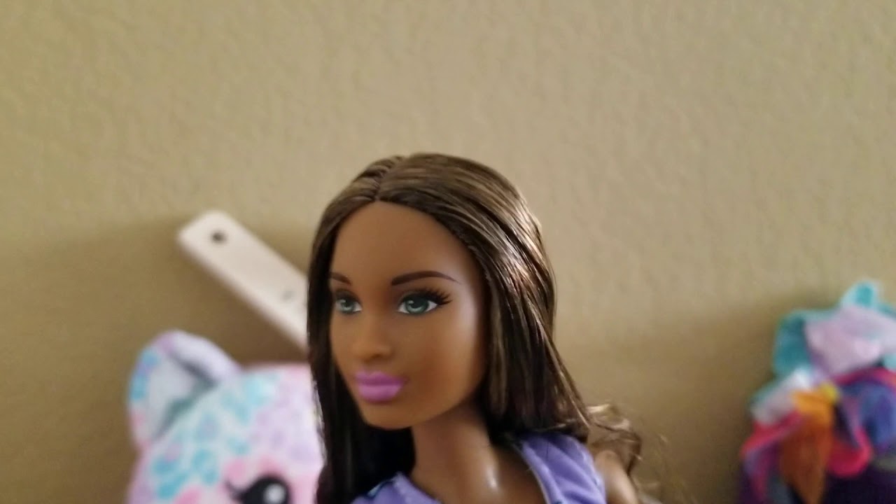 Opening barbie +new set up no face - YouTube