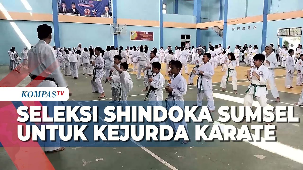 Seleksi Shindoka Sumsel untuk Kejurda Karate - YouTube