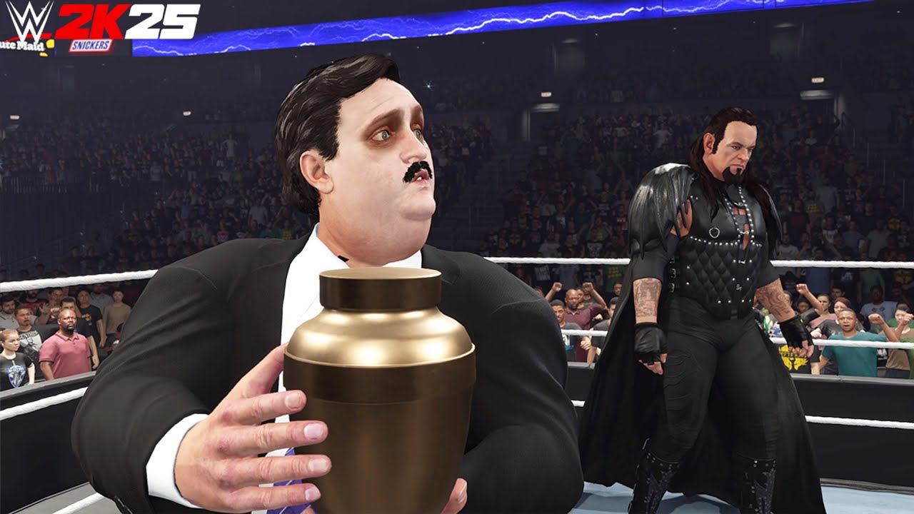 WWE 2K25 - Undertaker With Paul Bearer URN Entrance | PS5 [4K 60FPS ...