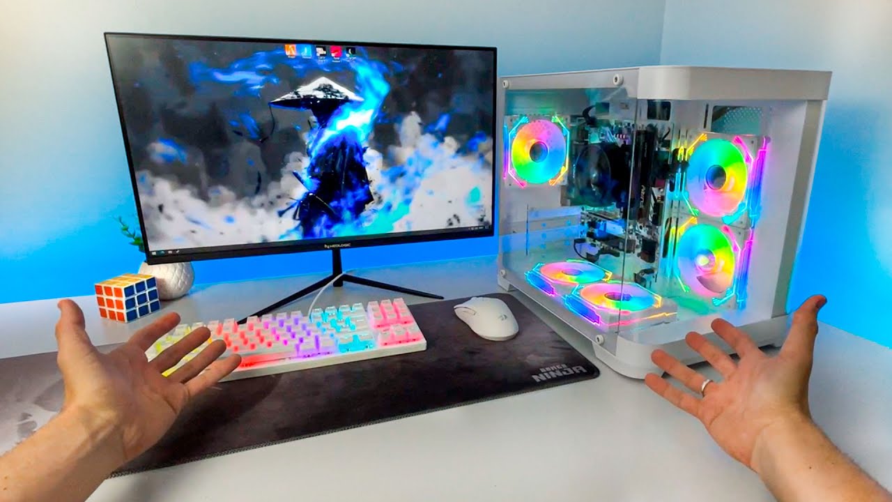 PC GAMER COMPLETO MONTADO BARATO PRA RODAR TUDO COM 5600GT - YouTube