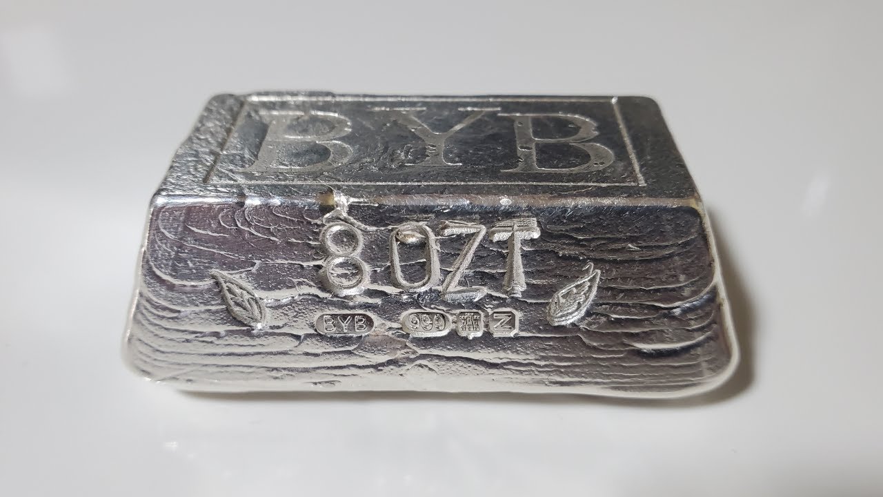 Custom Poured Silver Bars From The UK! - YouTube