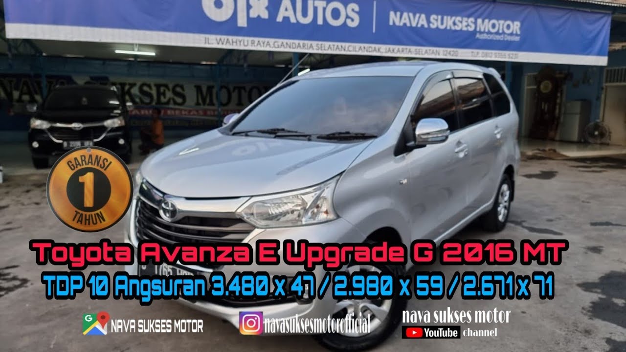 Toyota Avanza E Upgrade G 2016 ,Cash & Credit PALING MURAHH- Nava ...