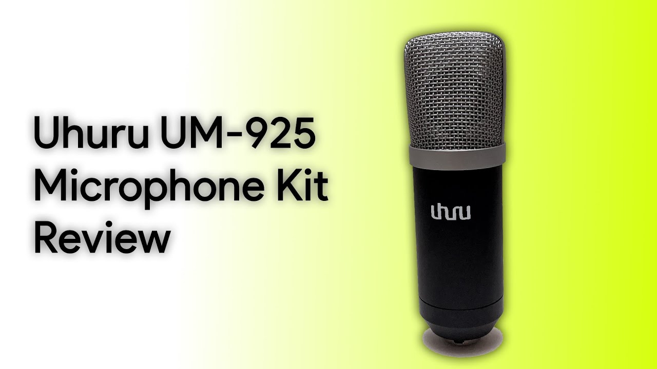 Your First Microphone Kit — Uhuru UM-925 Unboxing/Review - YouTube
