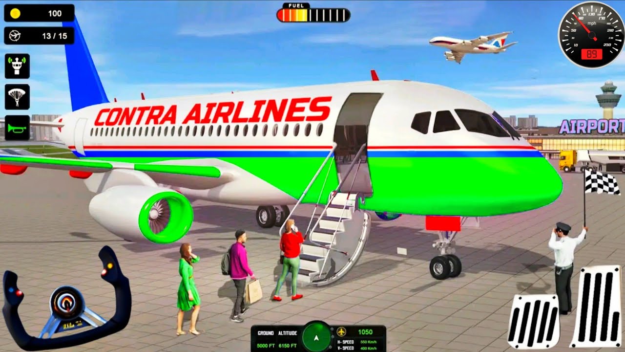 Flight Airplane City Pilot Games | Plane Boeing Emergency Landing ...