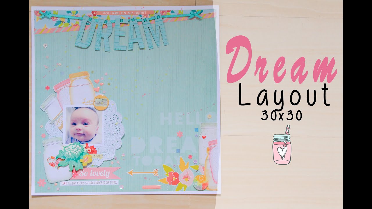 PAP - Layout 30x30 - Dream - YouTube