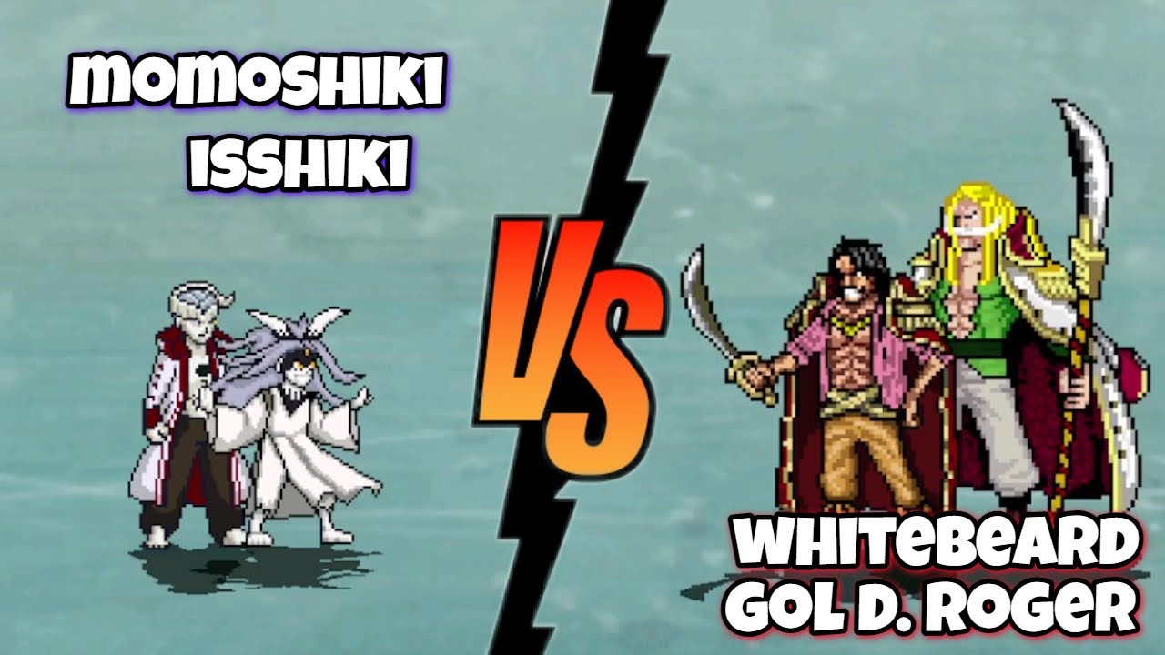 Prime Whitebeard and Gol D Roger Vs Momoshiki and Isshiki one piece x ...