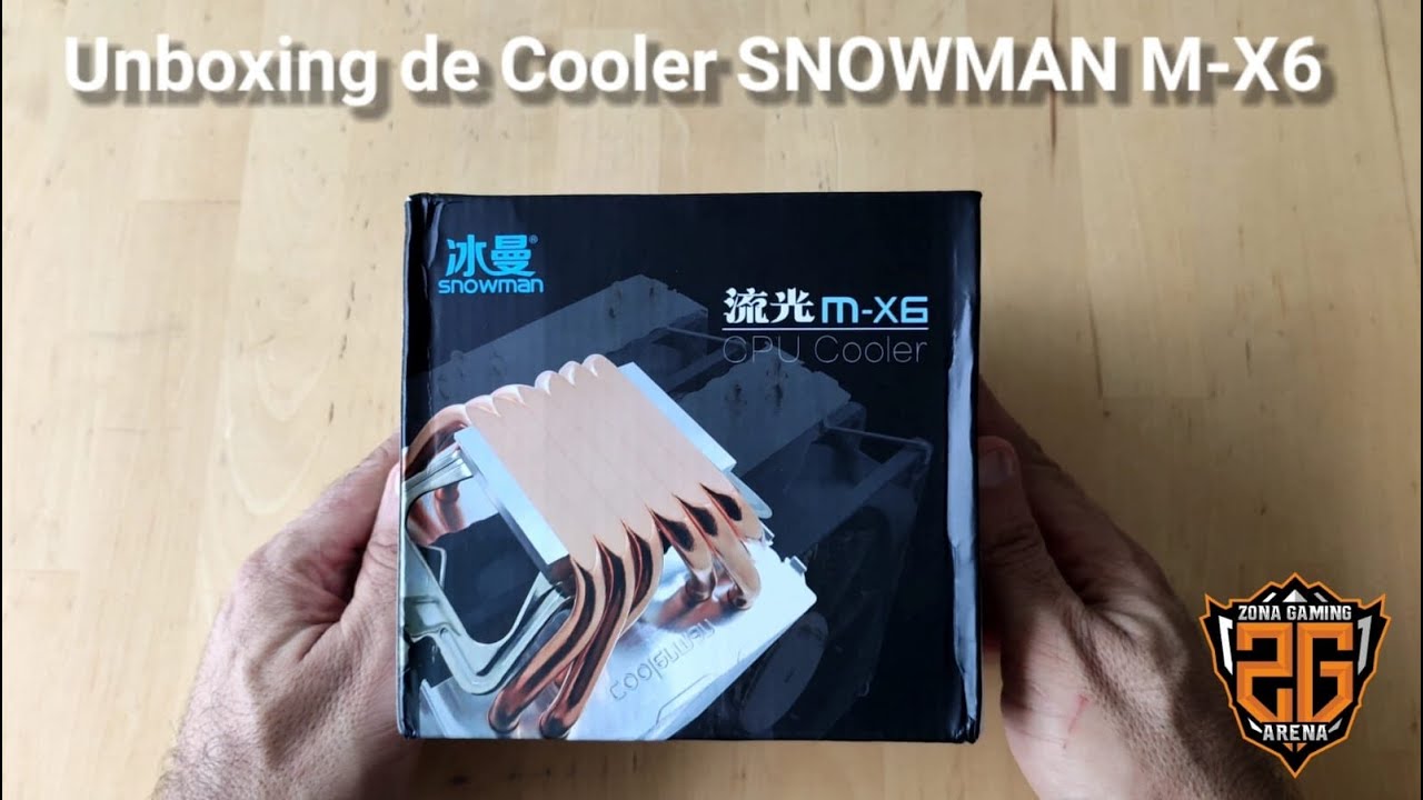 Unboxing de CPU Cooler SNOWMAN M-X6 🔥 - YouTube