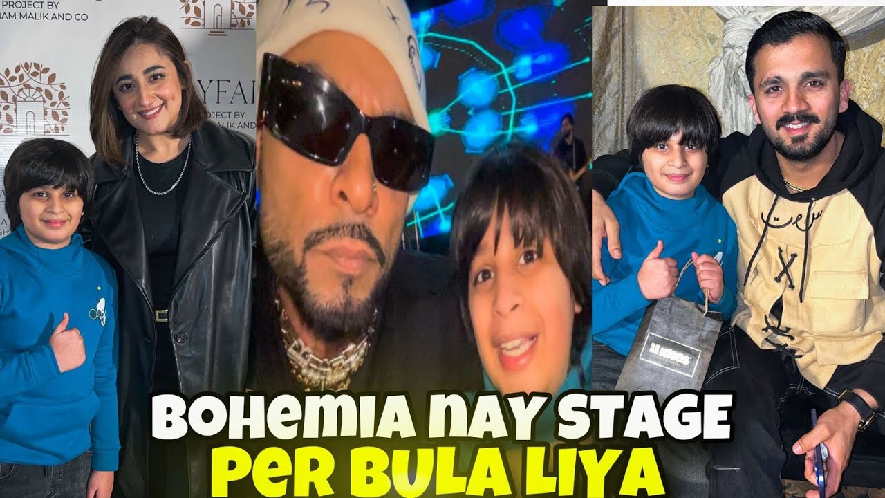 Bohemia nay stage pe bula liya 😍 || rajab butt say b mulakaat hui ️ ...
